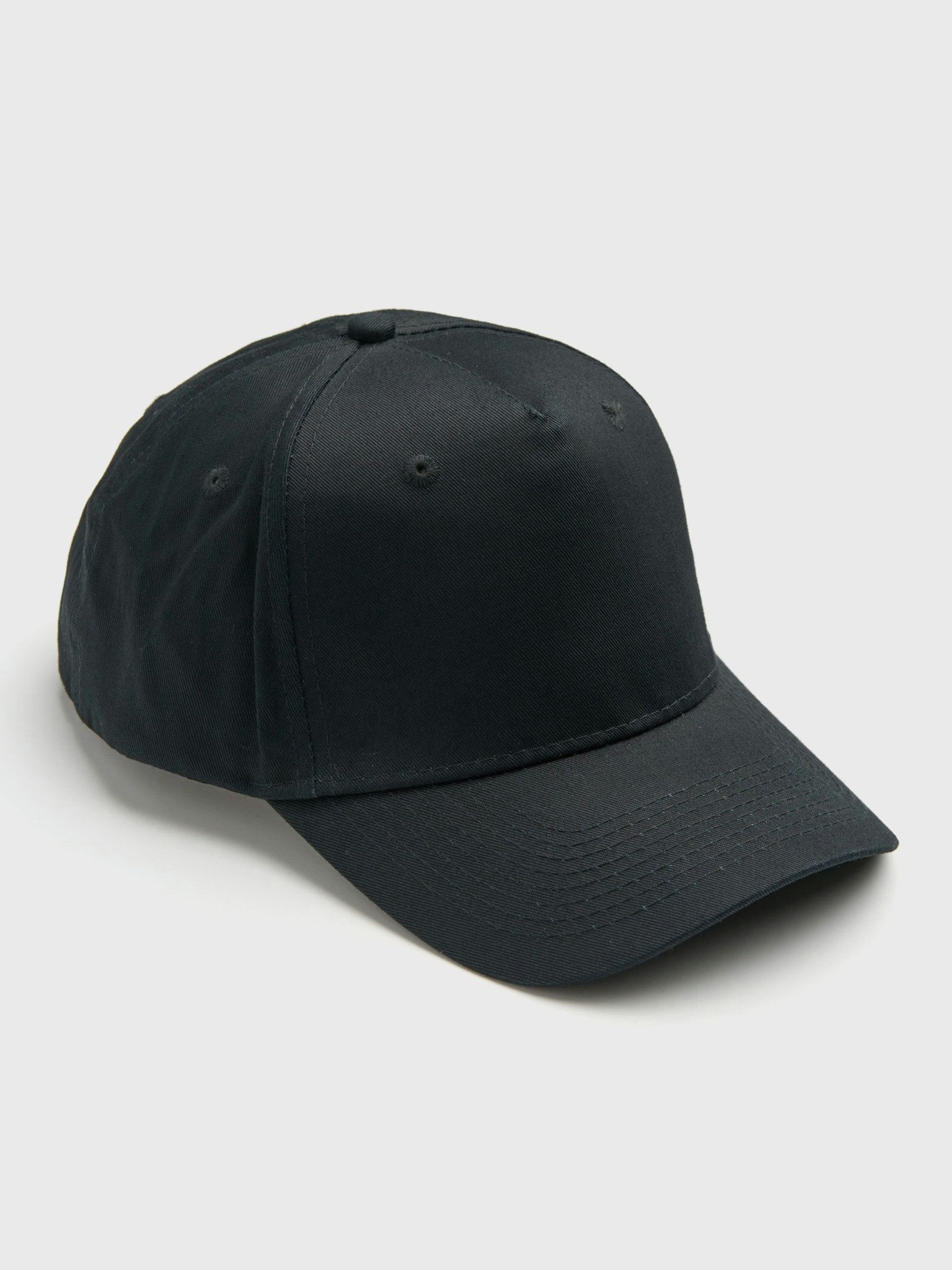 5-Panel Twill Cap - Black – ICO Uniforms Avendra