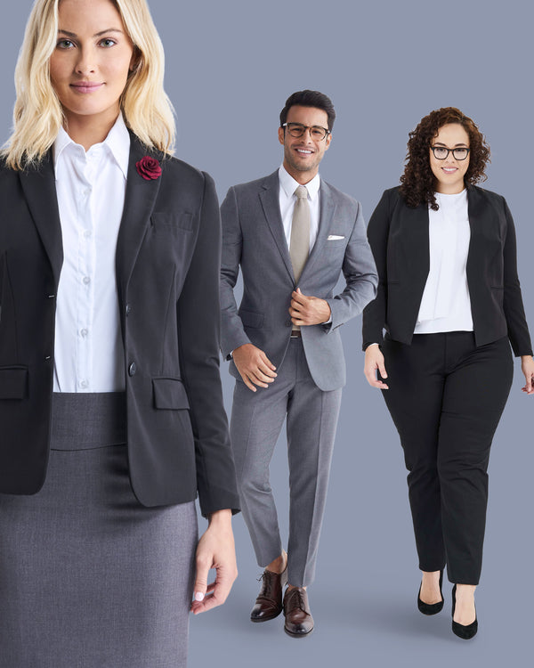 Aura Bib Apron - Blue Grey Canvas – ICO Uniforms Avendra